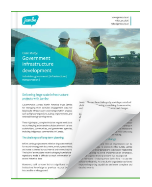 Case Study Download - Government: Infrastructure & Transportation